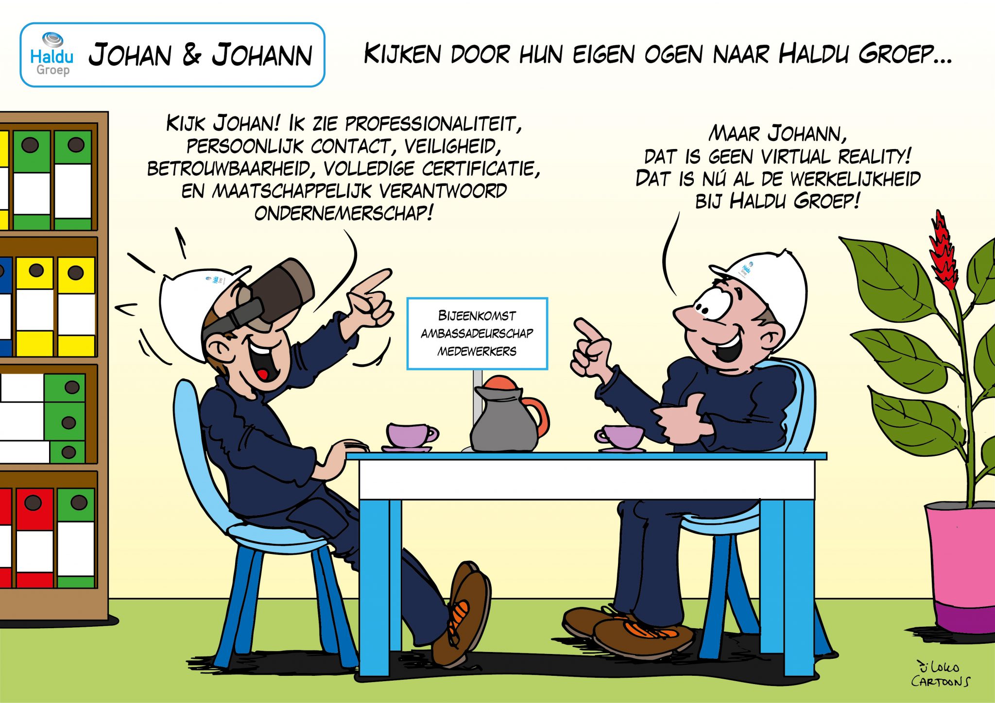 Cartoons over de bouw | Haldu Groep